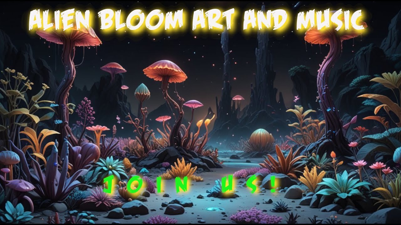 Alien Bloom art and music - YouTube