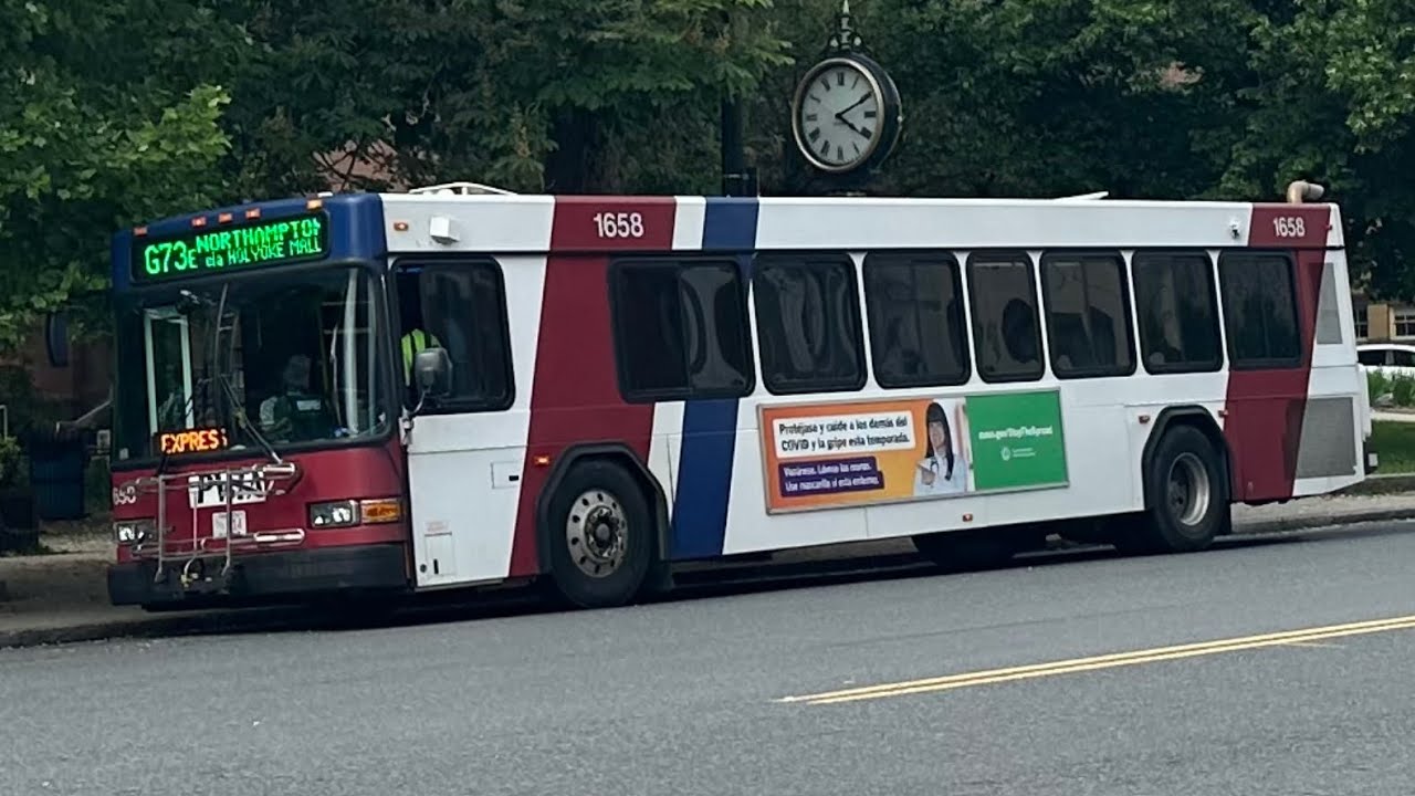 PVTA 2010 Gillig Corporation Advantage 40 #1658 Ride on route G-73 ...