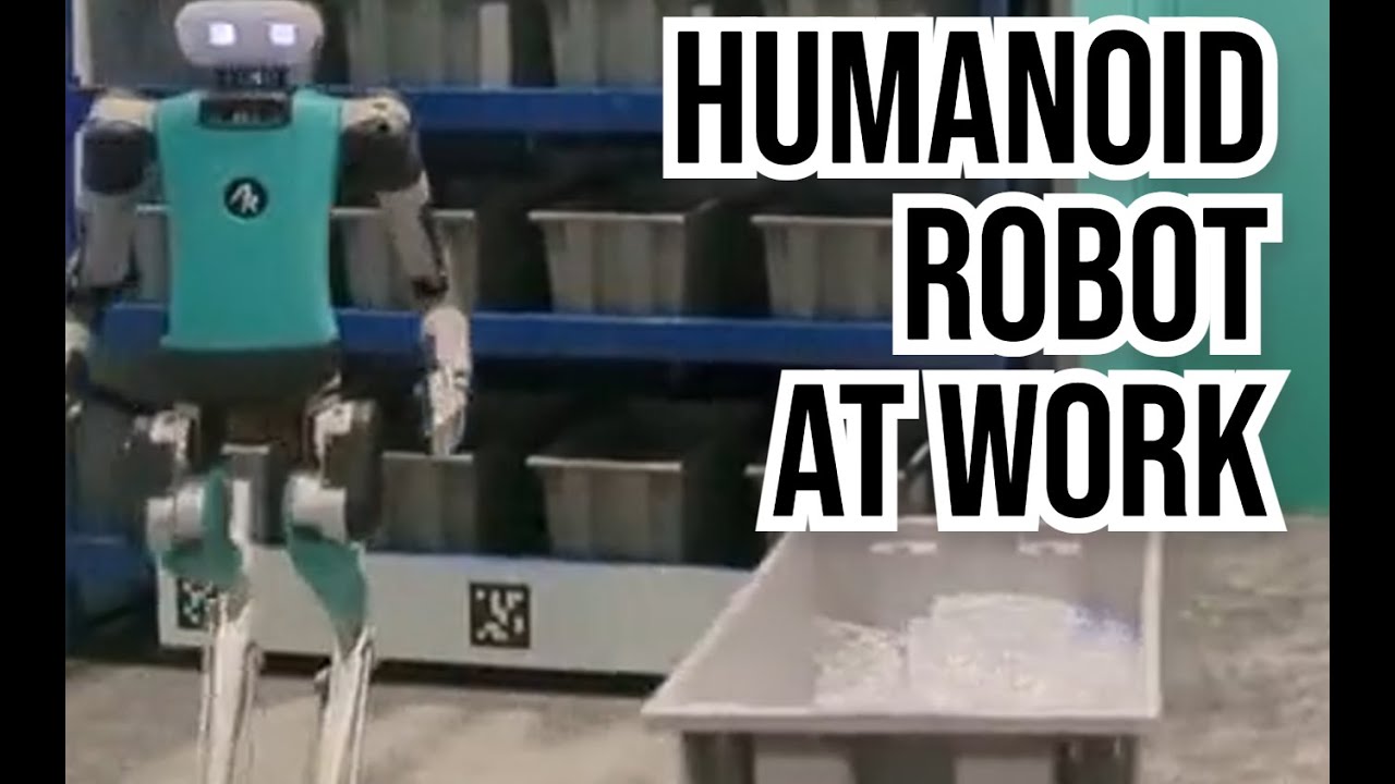 Digit Humanoid Robot At Work - YouTube