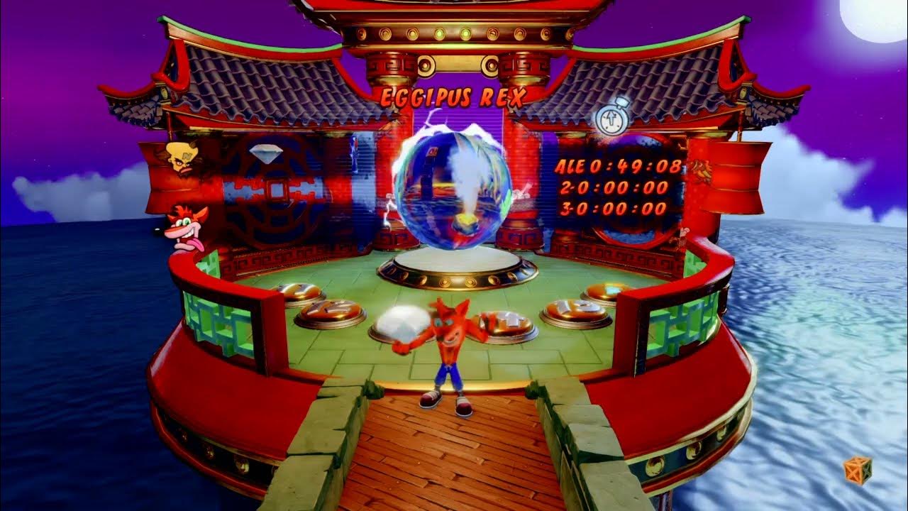 Crash Bandicoot 3 N Sane Trilogy Secret Level Eggipus Rex Youtube