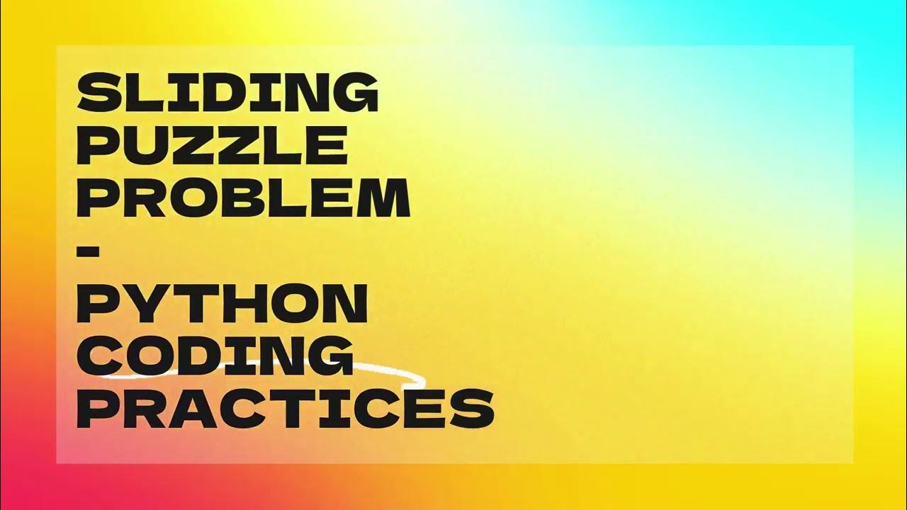 Sliding Puzzle Problem - Breadth First Search - YouTube