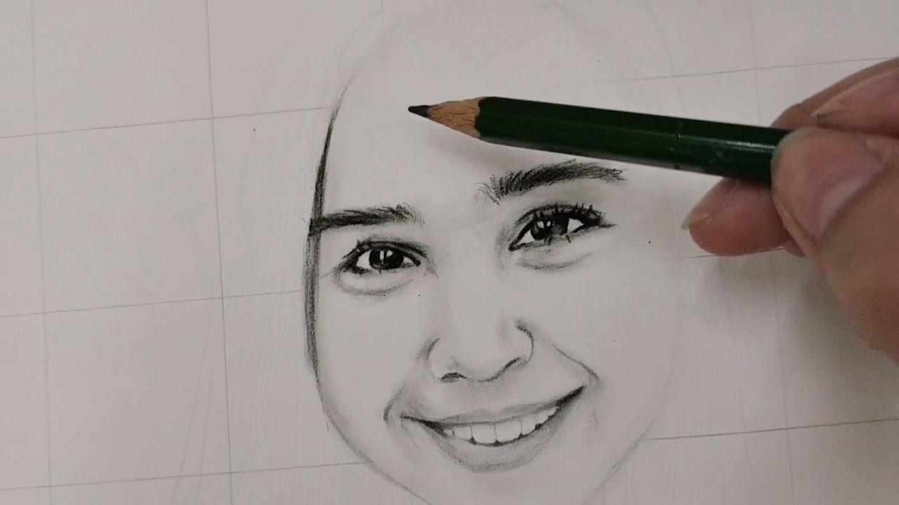 Beautiful Faces Collection | Drawing Nawal - YouTube