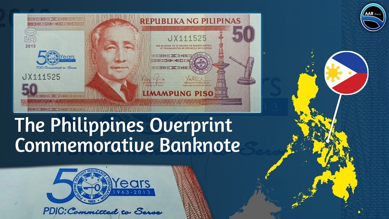 The Philippines commemorative note ( Overprint ) - YouTube