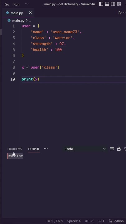 You've Been Accessing Dictionaries Wrong! #python #programming #coding - YouTube