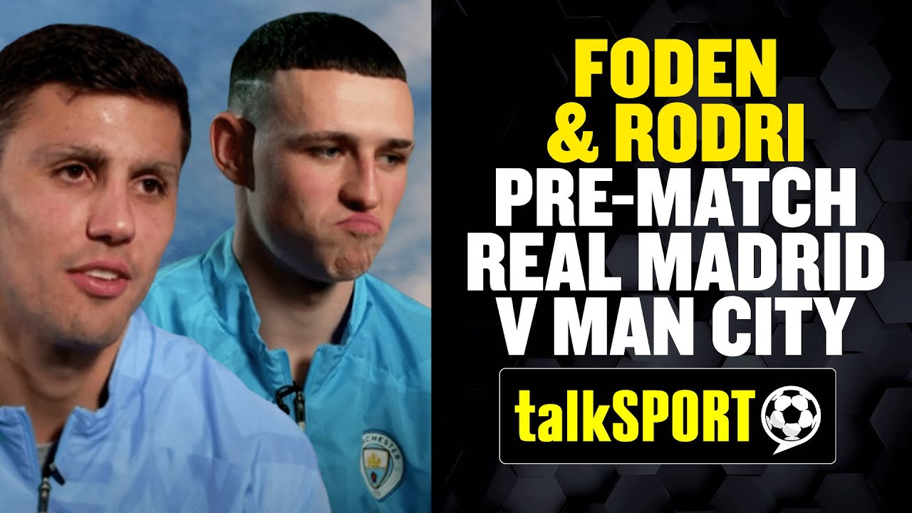 "We've reached the final before." 😏🏆 Phil Foden and Rodri Pre-Match ...