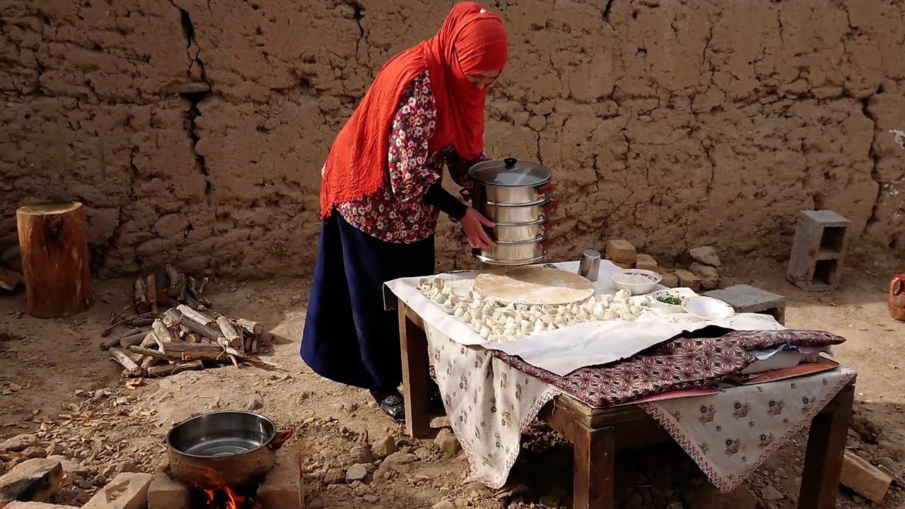 Amazing 👍One of the best Afghanistan traditional Food. Village cooking ...