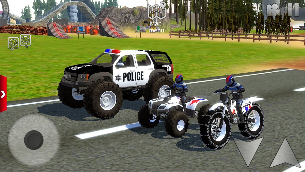 Motor Dirt Police Monster Track , Bike, Quad Bike Extreme #15 - Offroad ...