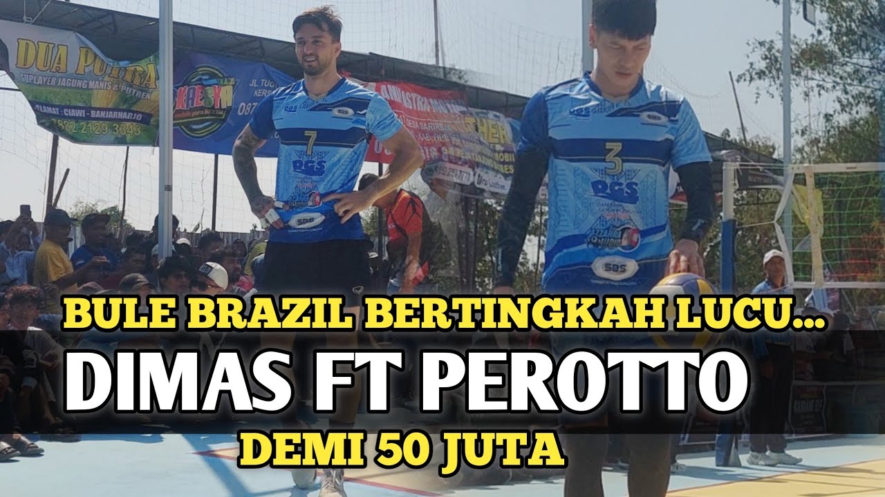 DIMAS SAPUTRA FT LUIS PEROTTO BULE BRAZIL KEMBALI MELUCU DI TARKAM INDO ...