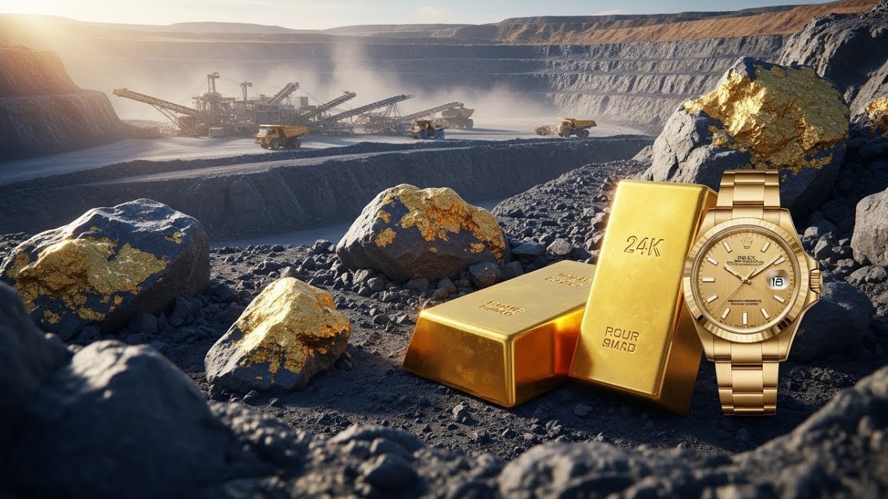 Inside a High-Tech 24K Gold Factory You’ve Never Seen Before– Ore to ...