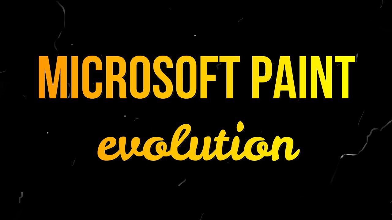 DekoTV - Microsoft Paint Evolution - YouTube