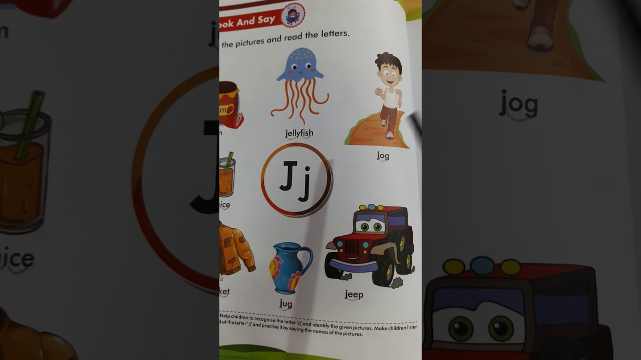 English : Words begin with the letter 'Jj'.🍯🚜 - YouTube