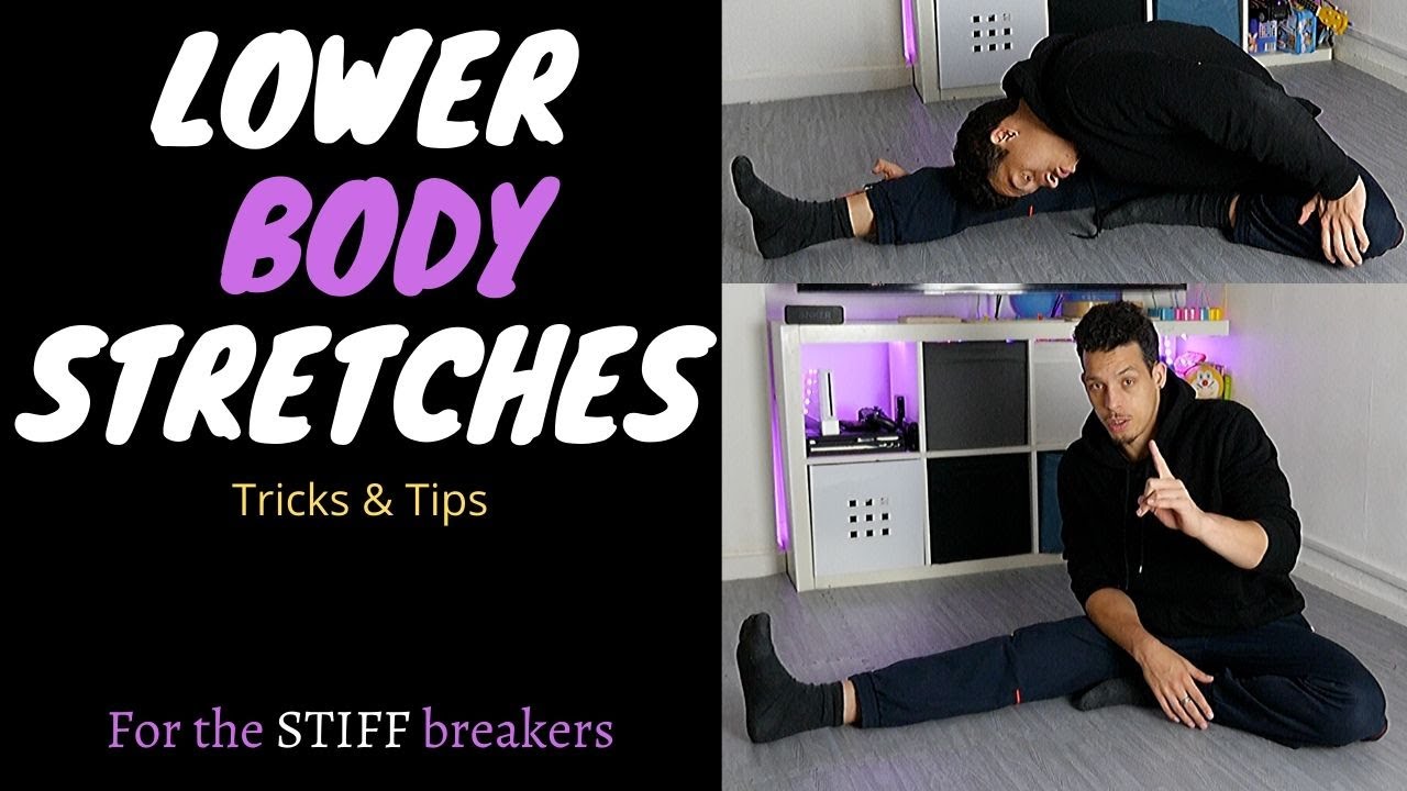 Lower Body Flexibility Stretches | Bboy Stretching Tutorial | Bboy Flexibility tutorial - YouTube