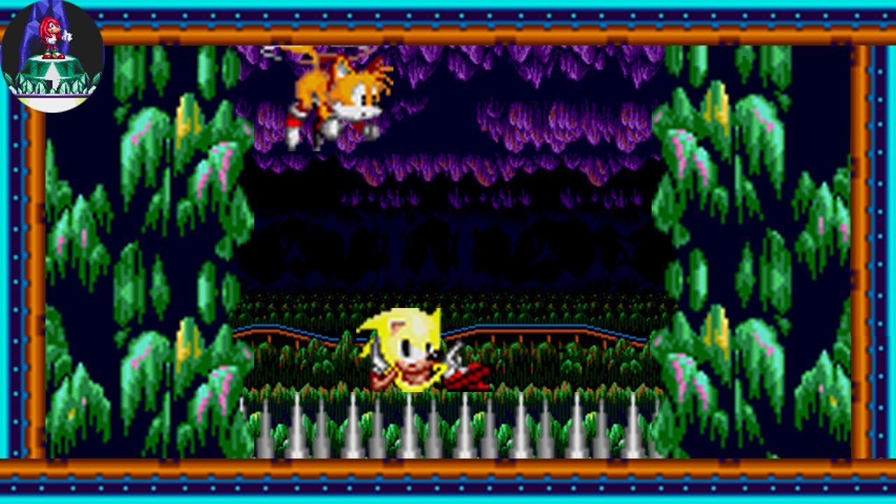 Super Sonic Falls In The Pit - Sprite Animation - YouTube