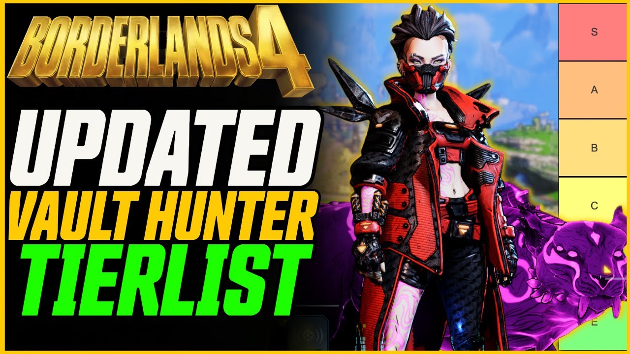 UPDATED Best Vault Hunter Tierlist (All Trees Ranked!) // Borderlands 4 ...