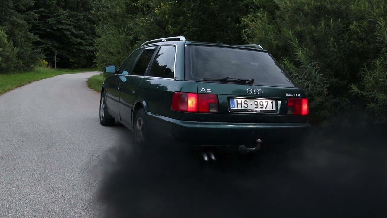 Audi A6 C4 2.5 TDI (AEL) 5 Cylinder sound - YouTube