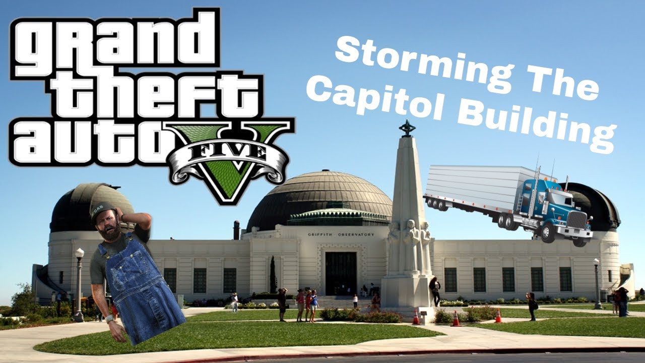 Storming The Capitol Building Gta Rp - YouTube