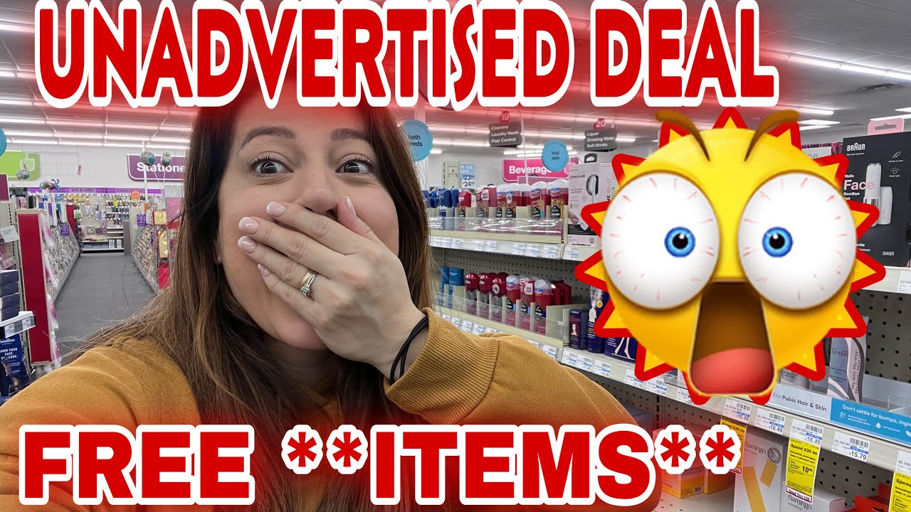 🚨UNADVERTISED DEAL **ALMOST FREE** AT **CVS** - YouTube