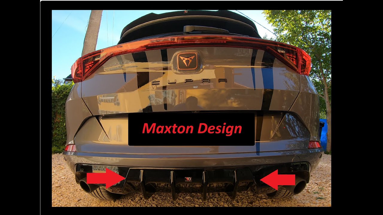 Cupra Formentor - Maxton Design Bumper Diffuser Review & Install - YouTube