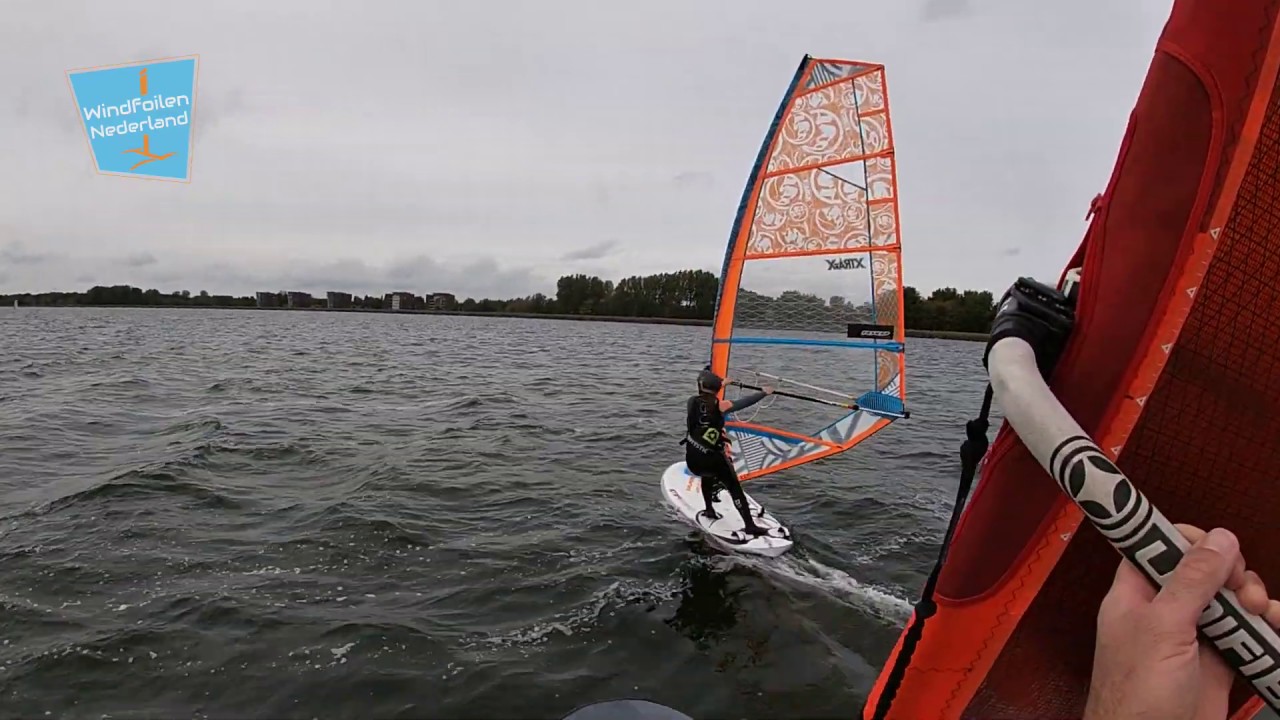 windfoilles Windfoilen Nederland 19 okt - YouTube