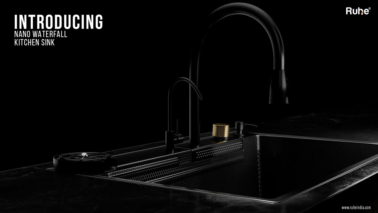 Nano Waterfall Sinks: The Future of Kitchen Design | Waterfall Kitchen ...