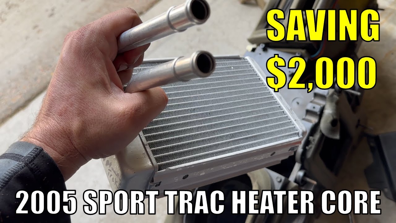 2005 Ford Explorer Sport Trac Heater Core Replacement Step-by-Step ...