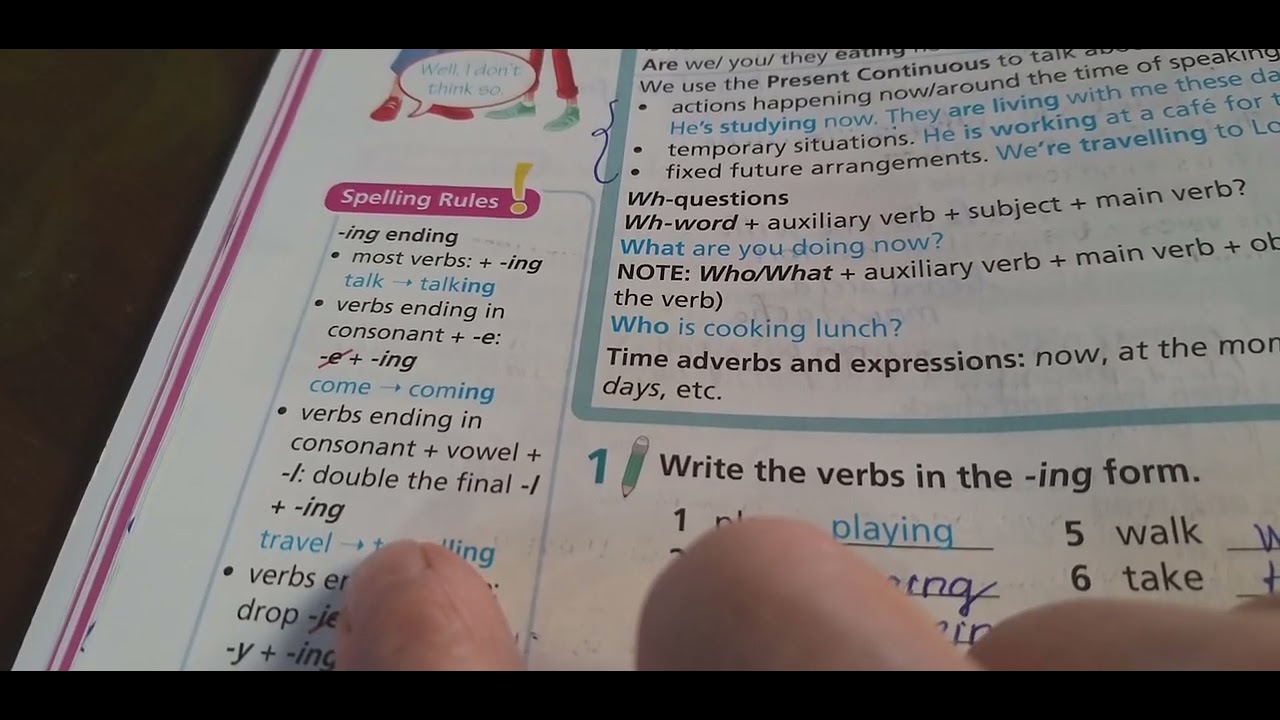 Tiếng Anh 7 Right On (Unit 1) 1e Grammar (Trang 20) Student's Book ...