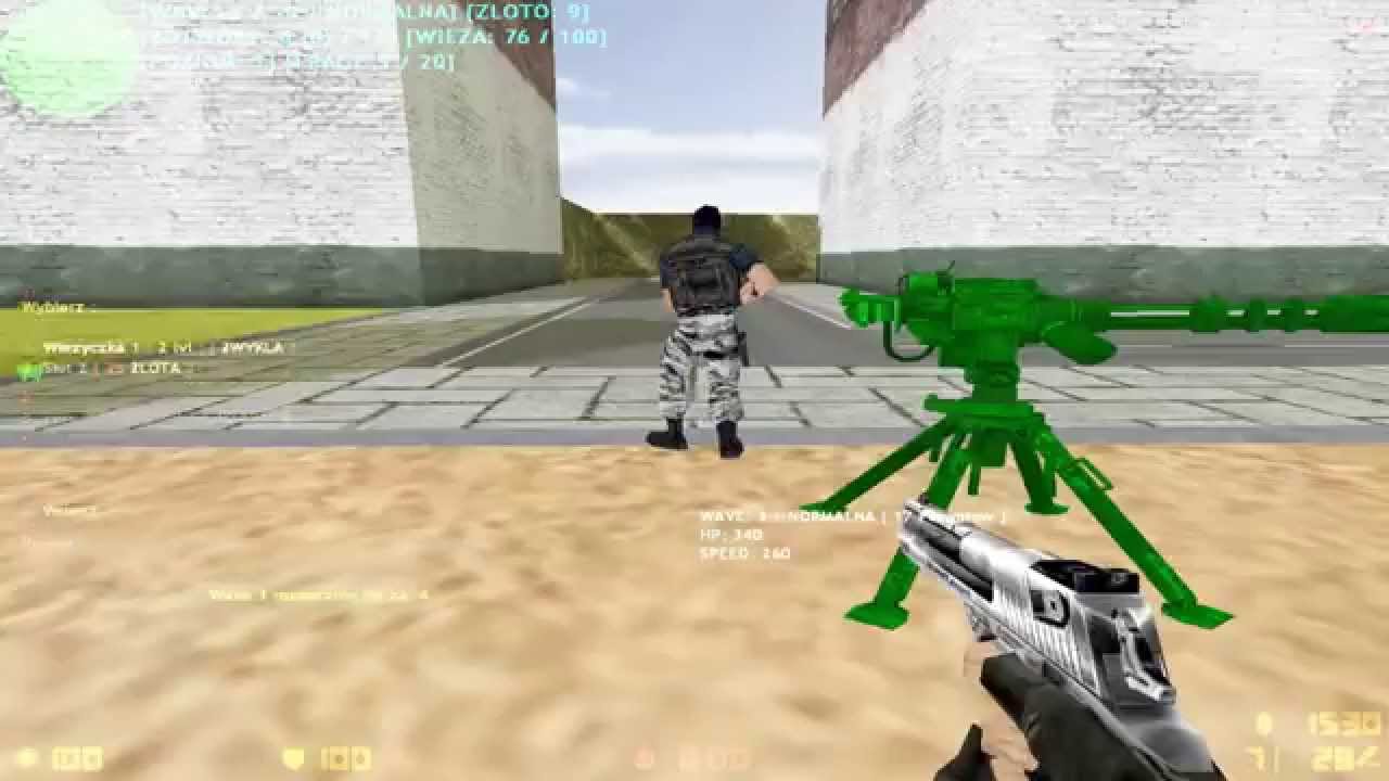 [PL] Counter Strike 1.6: Tower Defense Mod Alpha - YouTube