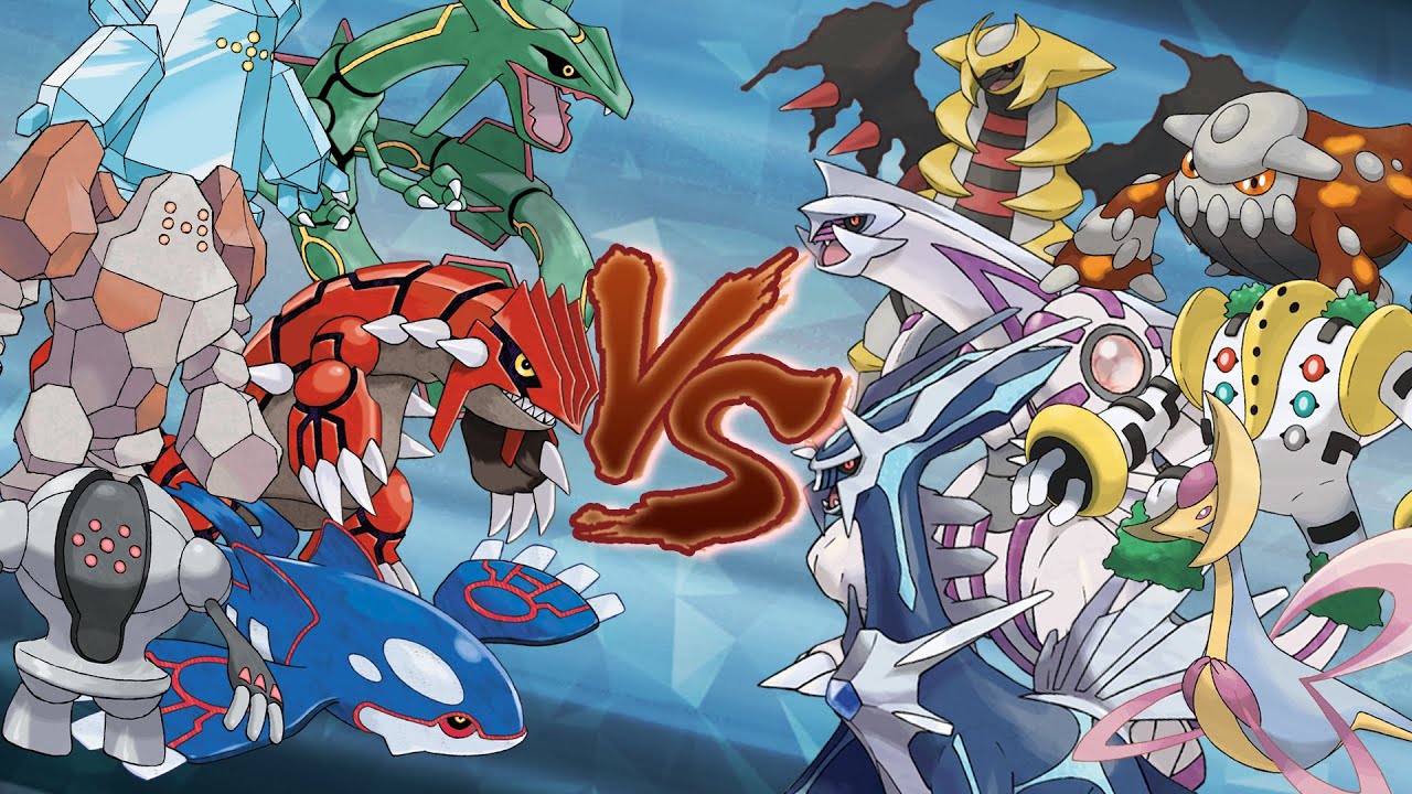 Pokemon Battle Theme: Hoenn Legends Vs Sinnoh Legends - YouTube