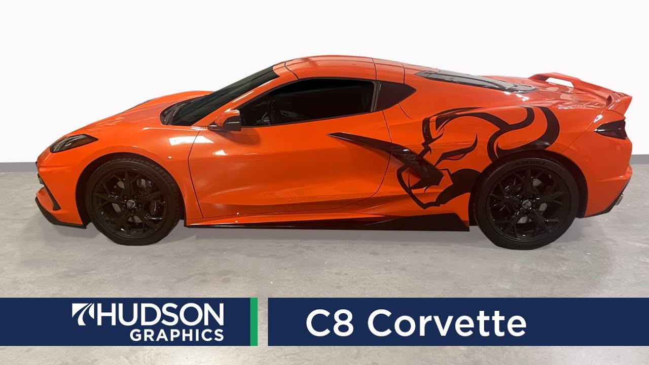 Custom C8 Corvette Transformation | Hudson Graphics - YouTube