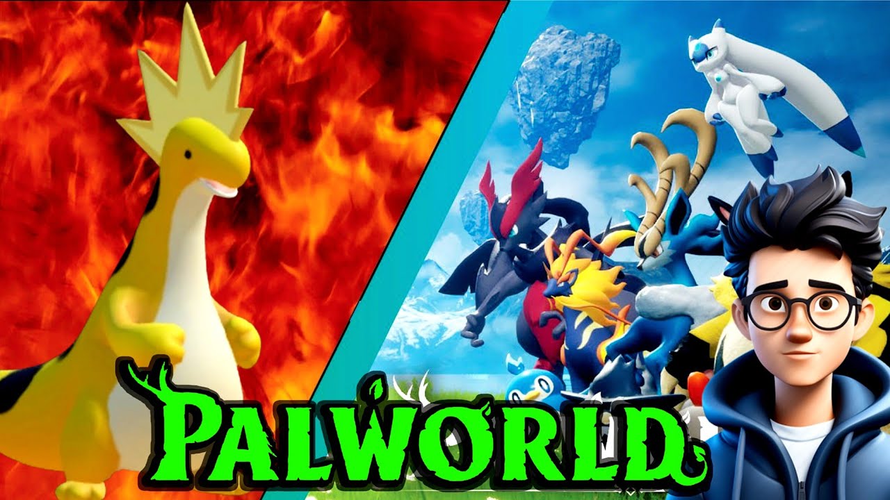 PALWORLD | palworld gameplay FINALLY DEFEAT RELAXAURUS LUX BOSS FIGHT ...