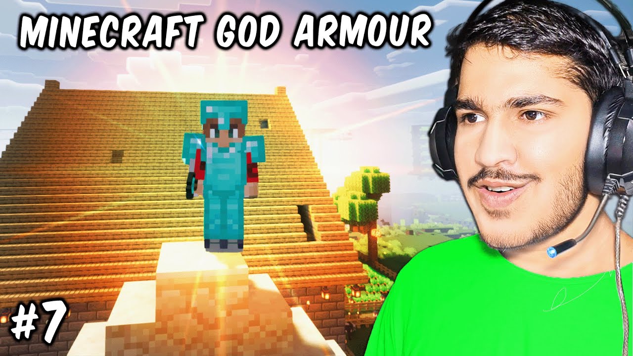 Making The ULTIMATE God Armor in My Minecraft World! - YouTube
