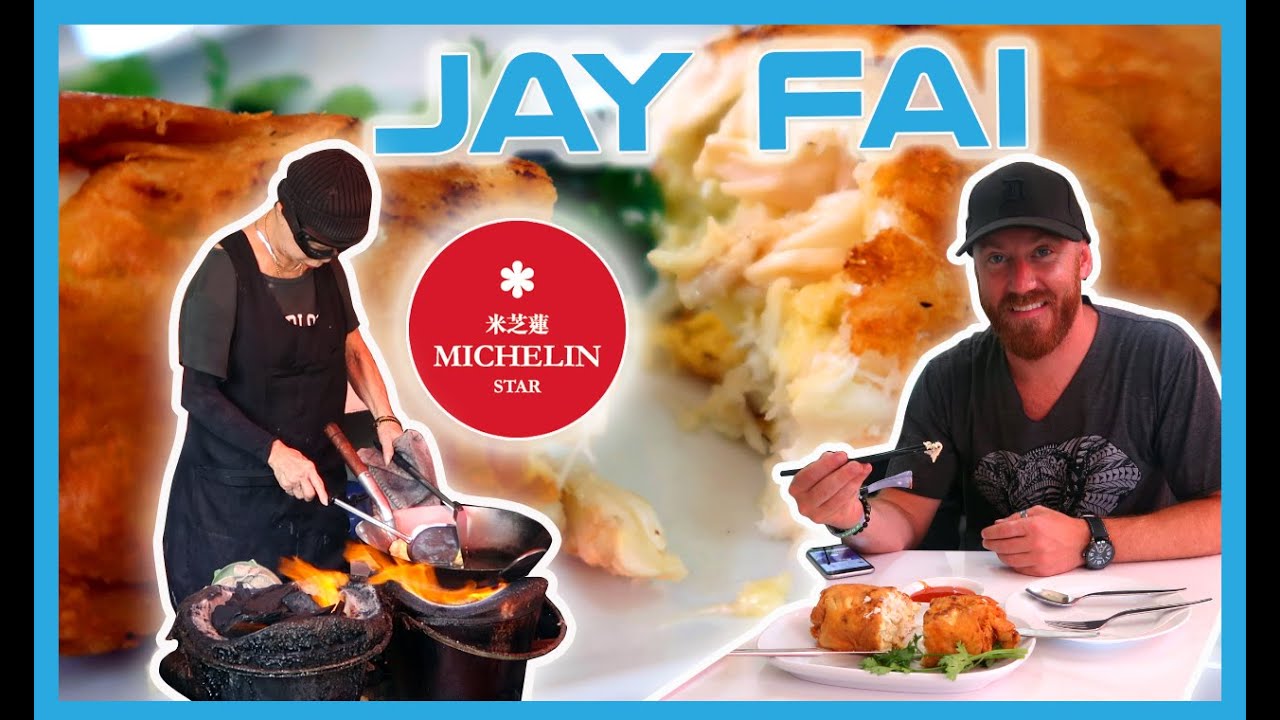 Thai Street Food Michelin Star- Giant Crab Omelet at Jay Fai - YouTube