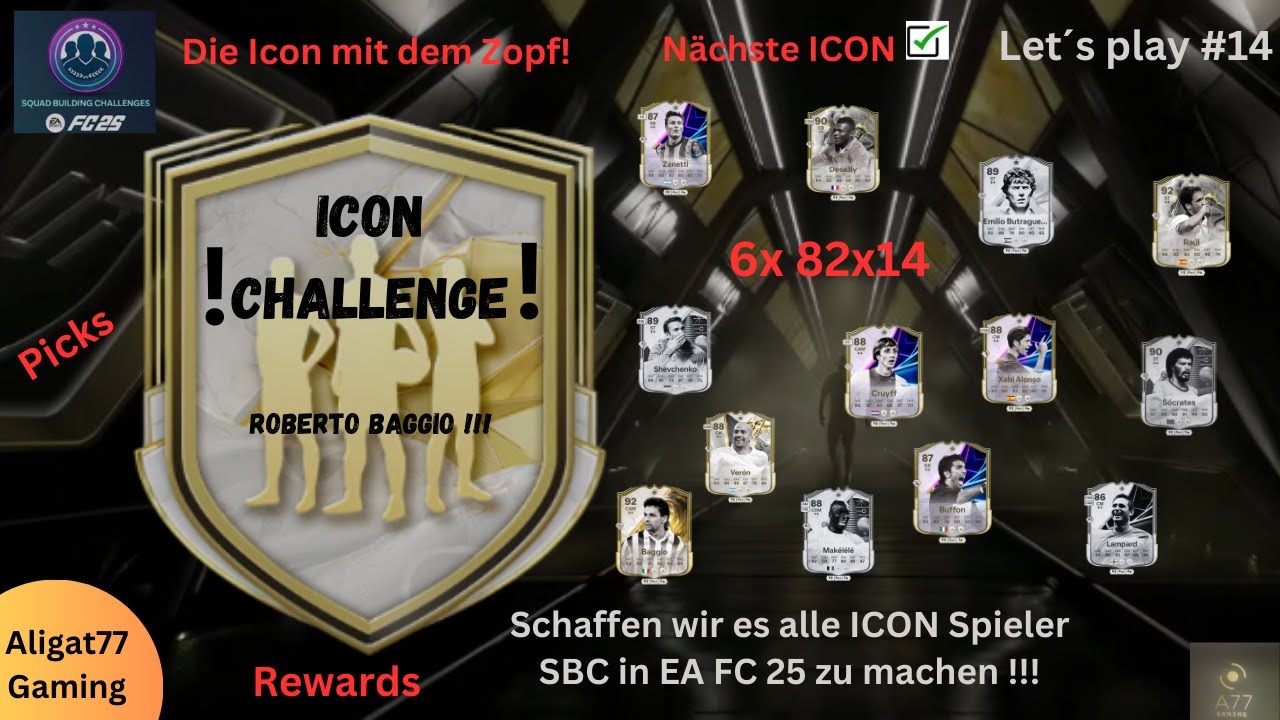Let´s Play EA FC 25 Challenge #14, Die Icon mit dem Zopf ,deutsch - YouTube