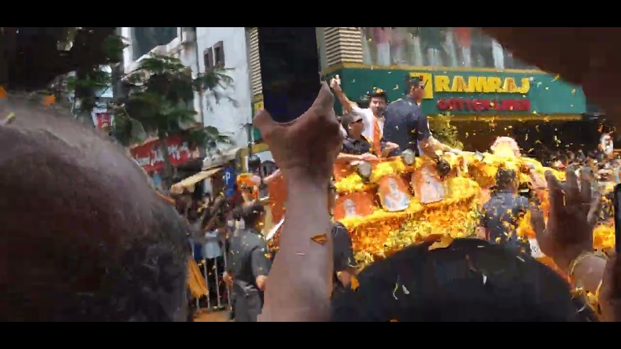 Jayanagar 4 th Block came to modi ji to visiting bangalore people's # ...