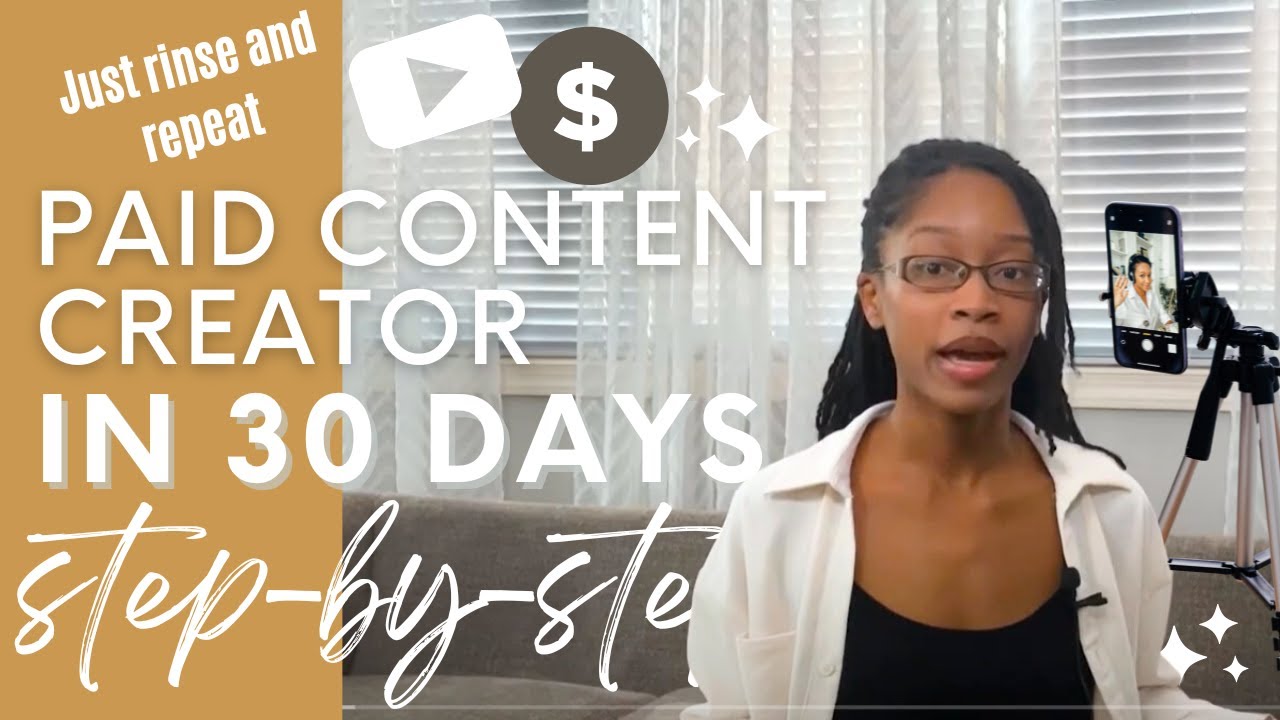 How to make money as a content creator in 30 days | Week by week plan ...