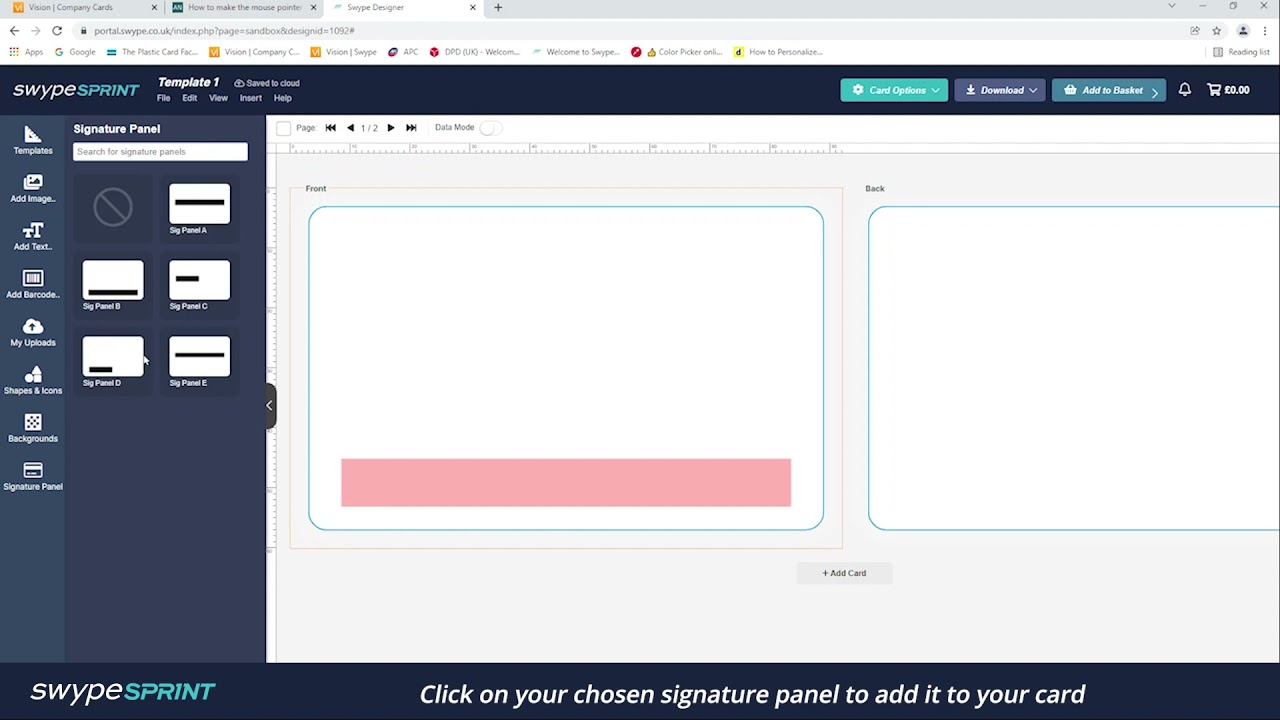 How-to: Add a signature panel to your design - YouTube