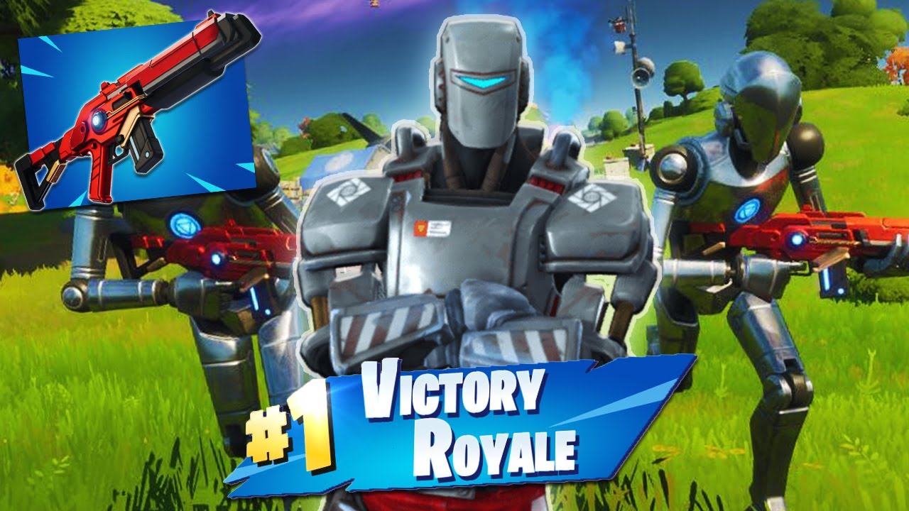 WINNING with BOTS & Stark Weapon ONLY in Fortnite - YouTube