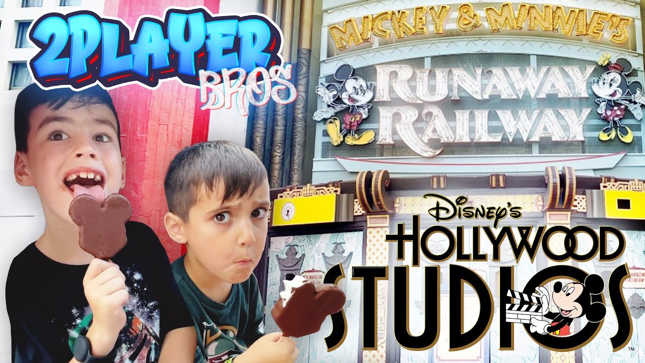 2P BROS 🕹🕹 Visit Hollywood Studios 🪄 Disney World POV Runaway Railway & Toy Story Land 🦖🤠 - YouTube