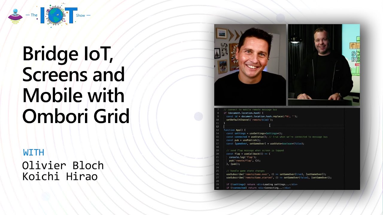 IoT Show: Bridge IoT, Screens and Mobile with Ombori Grid - YouTube