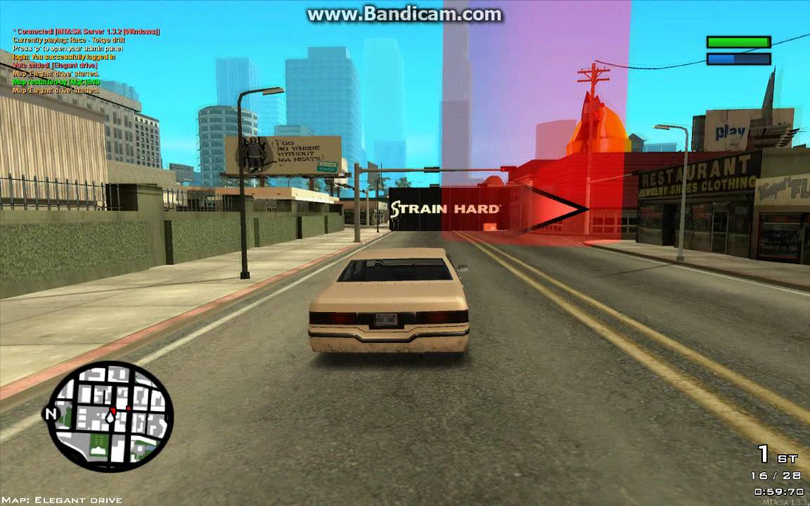 Elegant drive MTA race map - YouTube