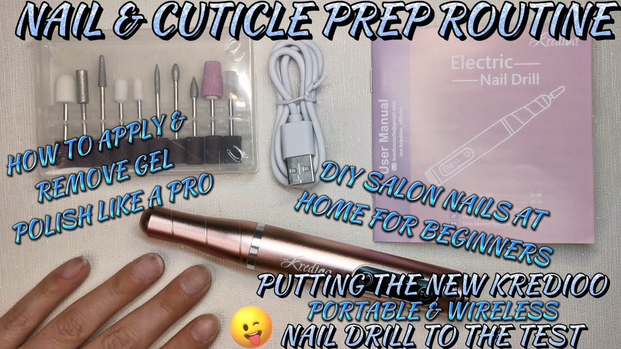 Nail & cuticle prep ft. Kredioo efile. Apply gel polish like a pro ...