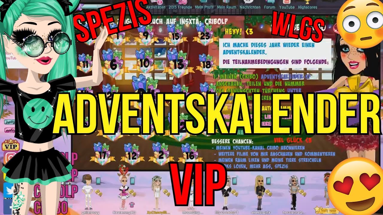 Adventskalender für euch! ️ | Spezis, WLGs und VIP gewinnen! ️ | MSP ...