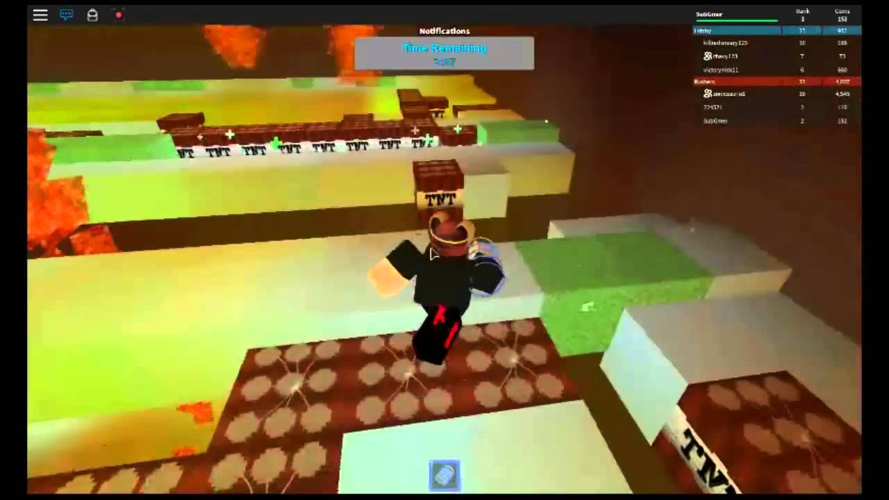 roblox TNT RUSH CON// Gerard y Angel penes /:,v)/ - YouTube