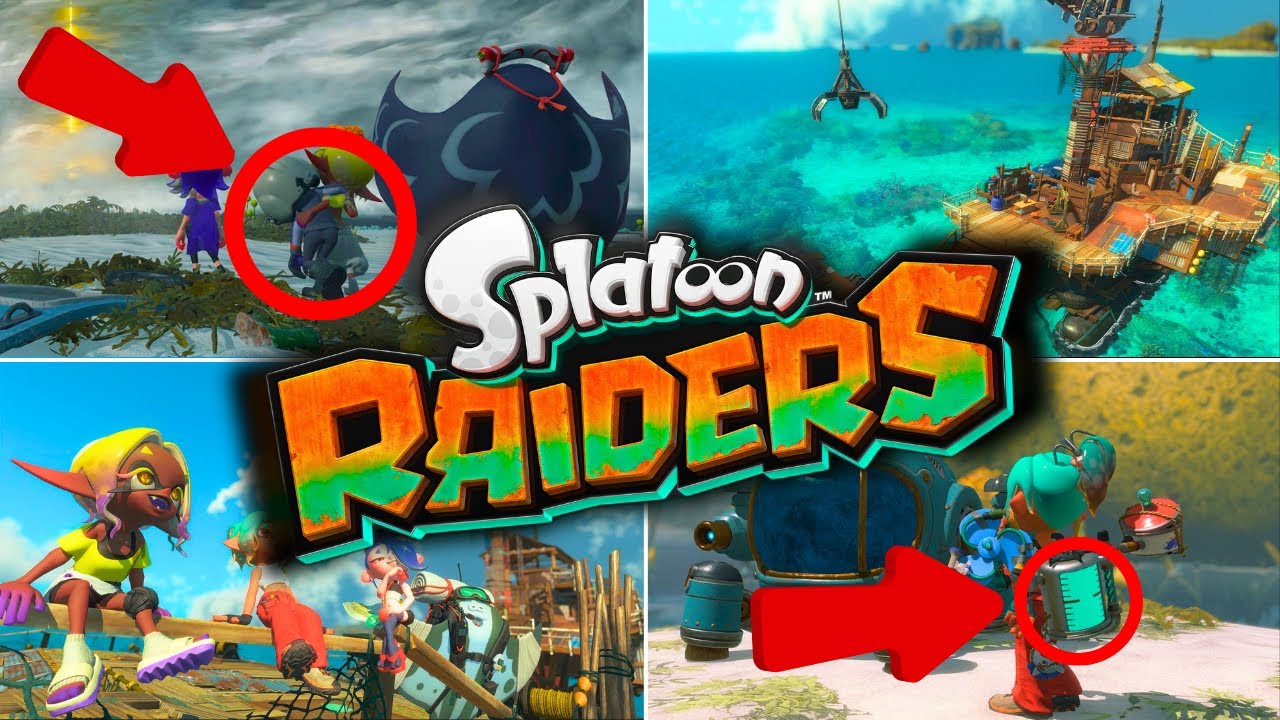 EVERYTHING You might have Missed In Splatoon Raiders! - YouTube