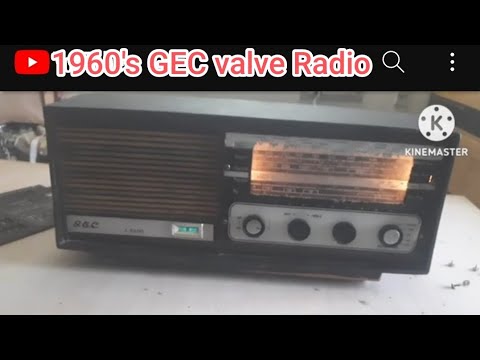 1960's Vintage GEC Radio , model- GEC BC 5458,Rare valve Radio in ...