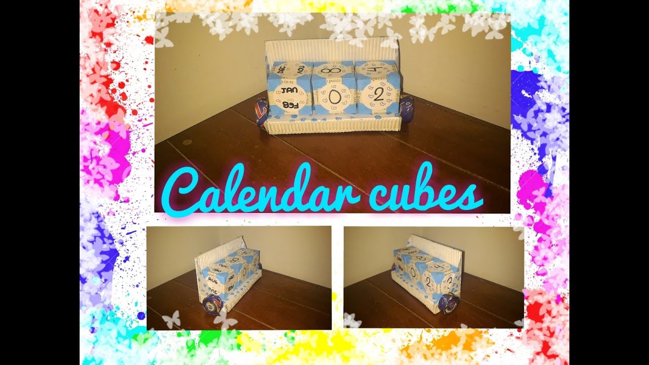 Perpetual Calendar - Using Recycled Materials - YouTube