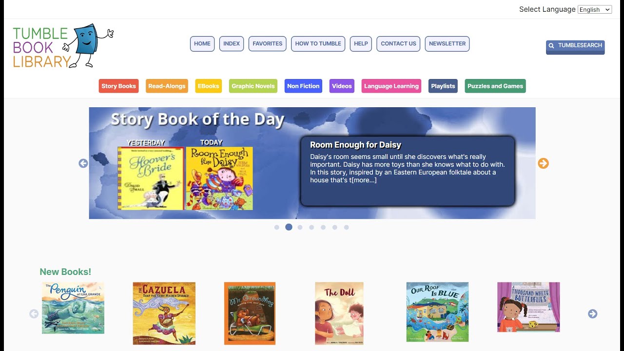 [資源介紹]TumbleBooks互動英文電子書 - YouTube