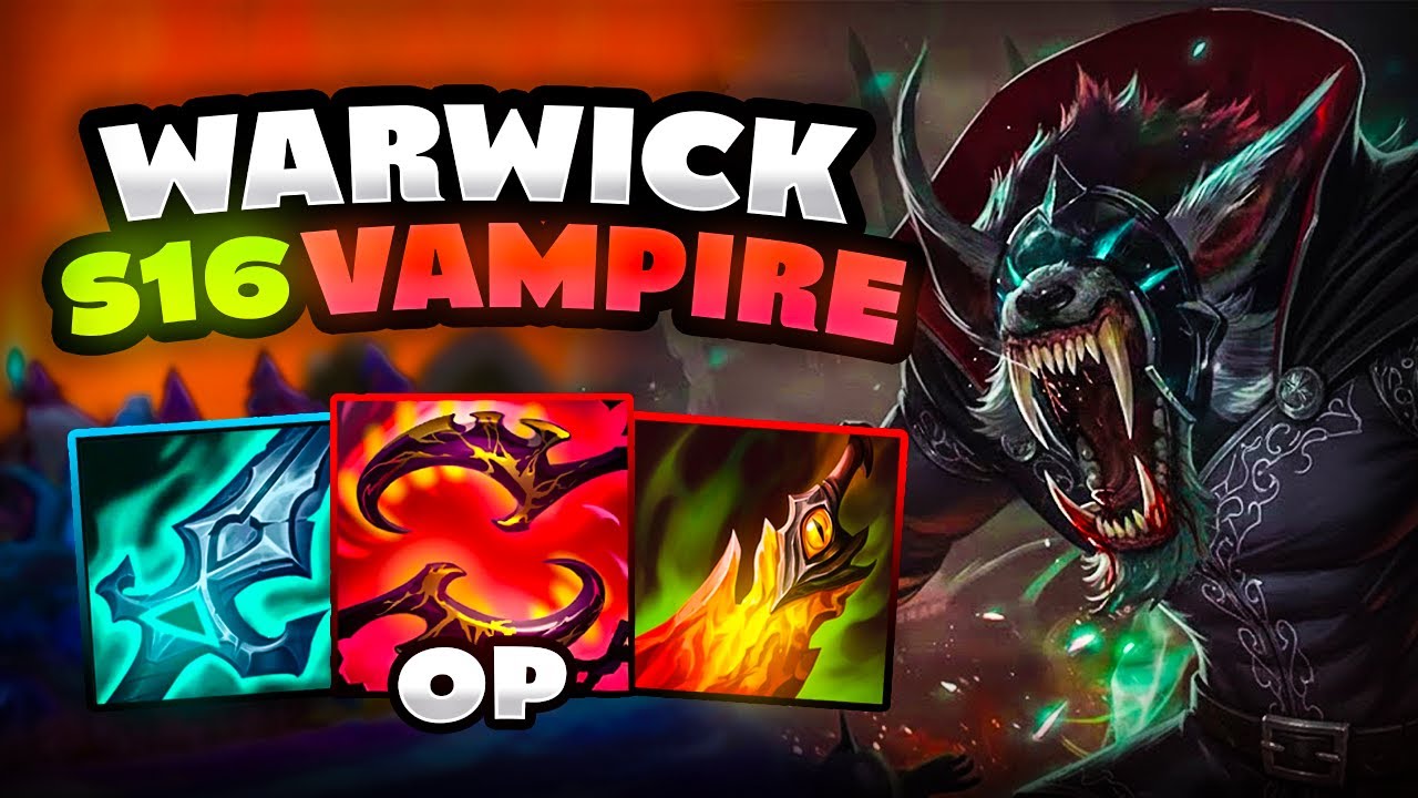 UPDATED VAMPIRE WARWICK BUILD FOR SEASON 16 - YouTube