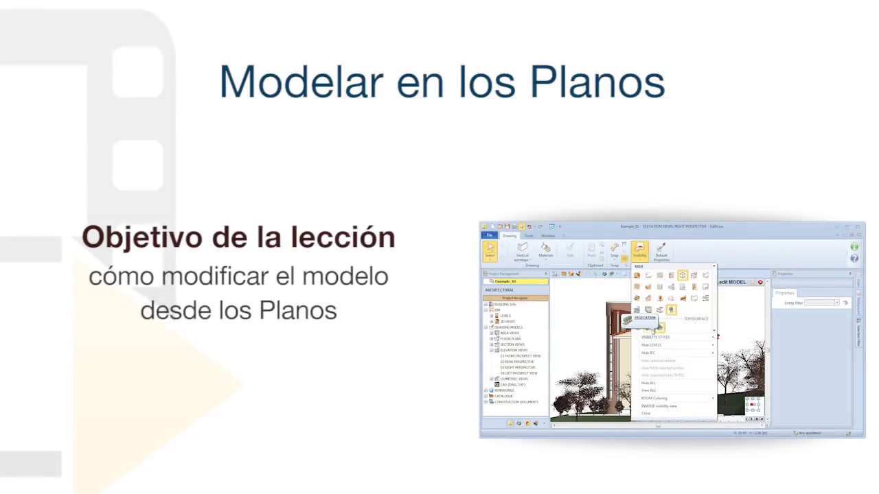 Tutorial de Edificius - Modificar el modelo desde los planos - ACCA software - YouTube