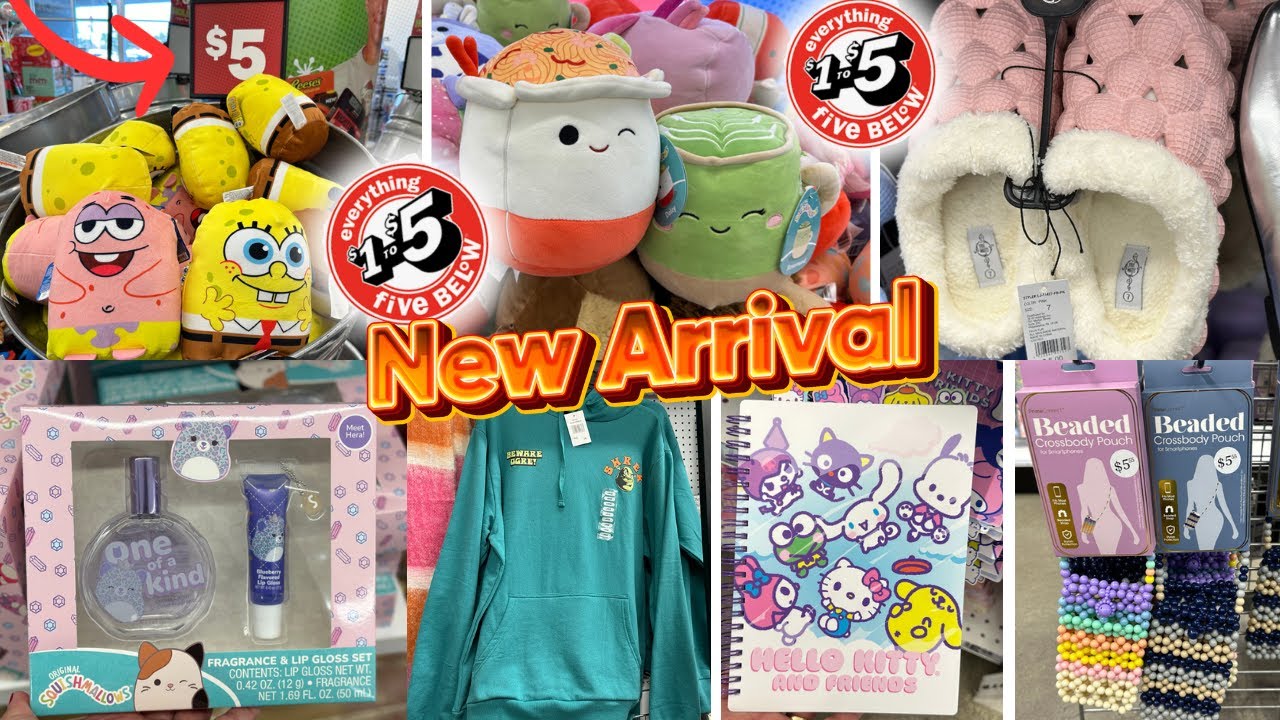 FIVE BELOW NEW ARRIVALS!! - YouTube